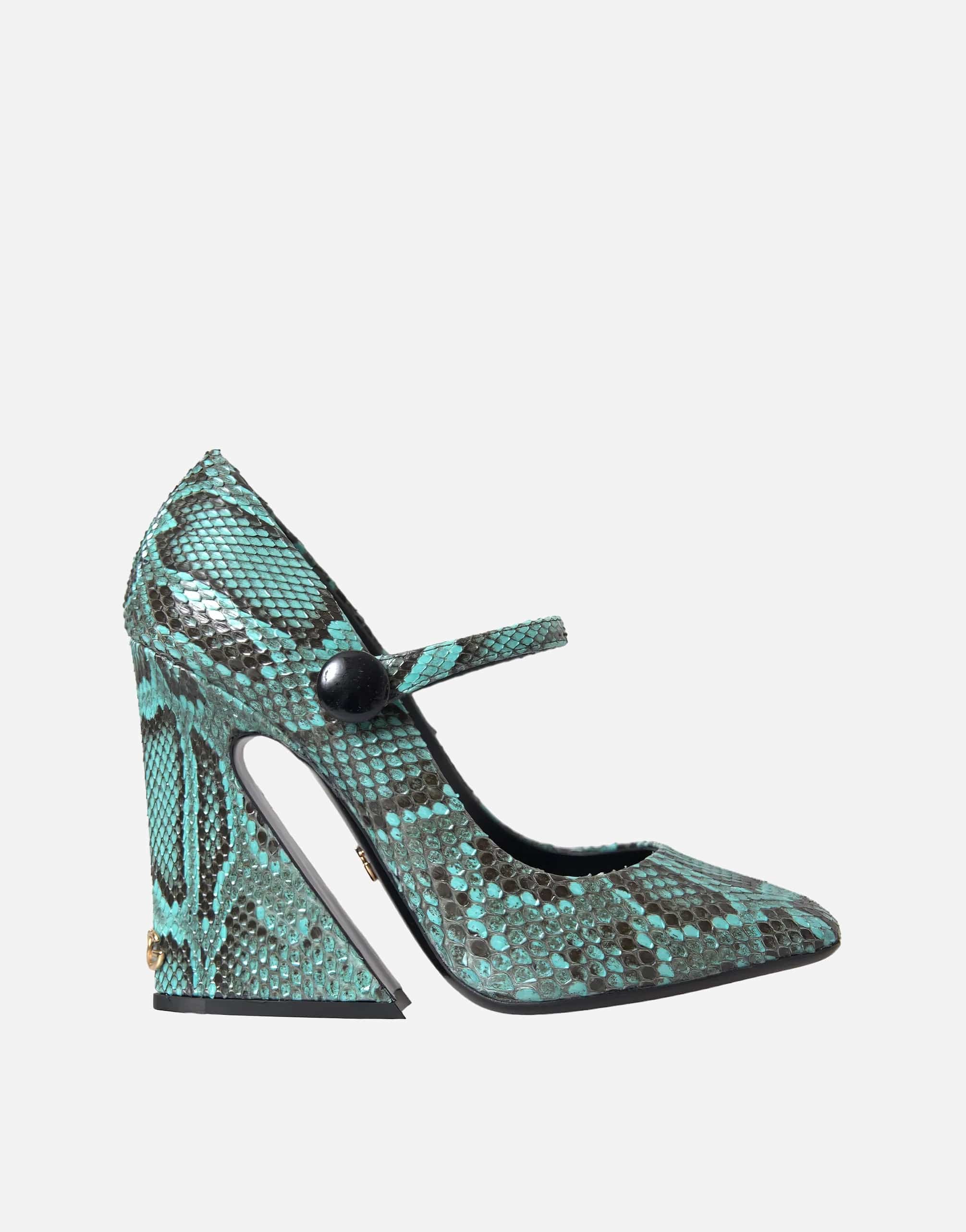 Dolce & Gabbana Python Mary Jane Pumps | Sendegaro
