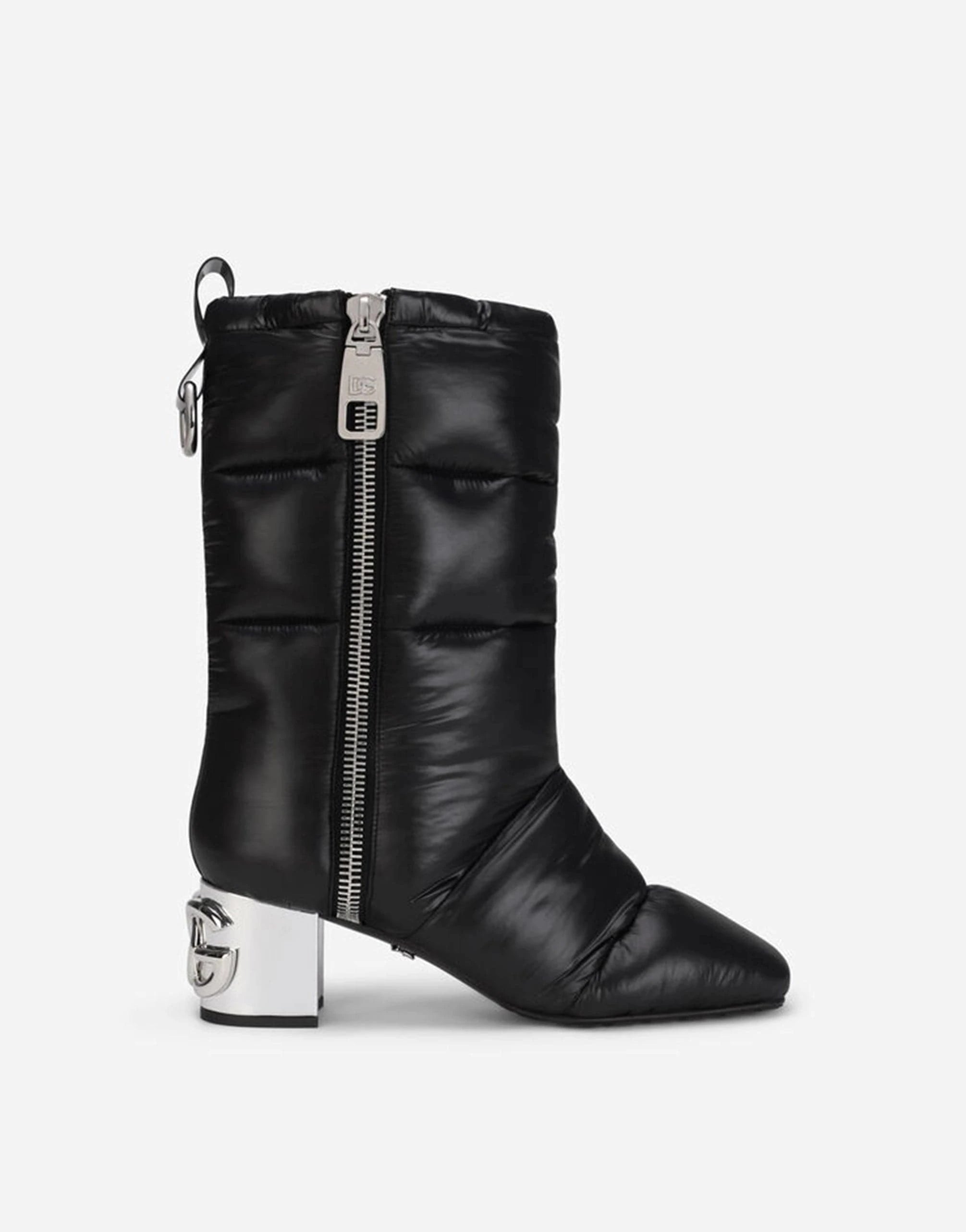Dolce & Gabbana DG Karol Quilted Ankle Boots | Sendegaro