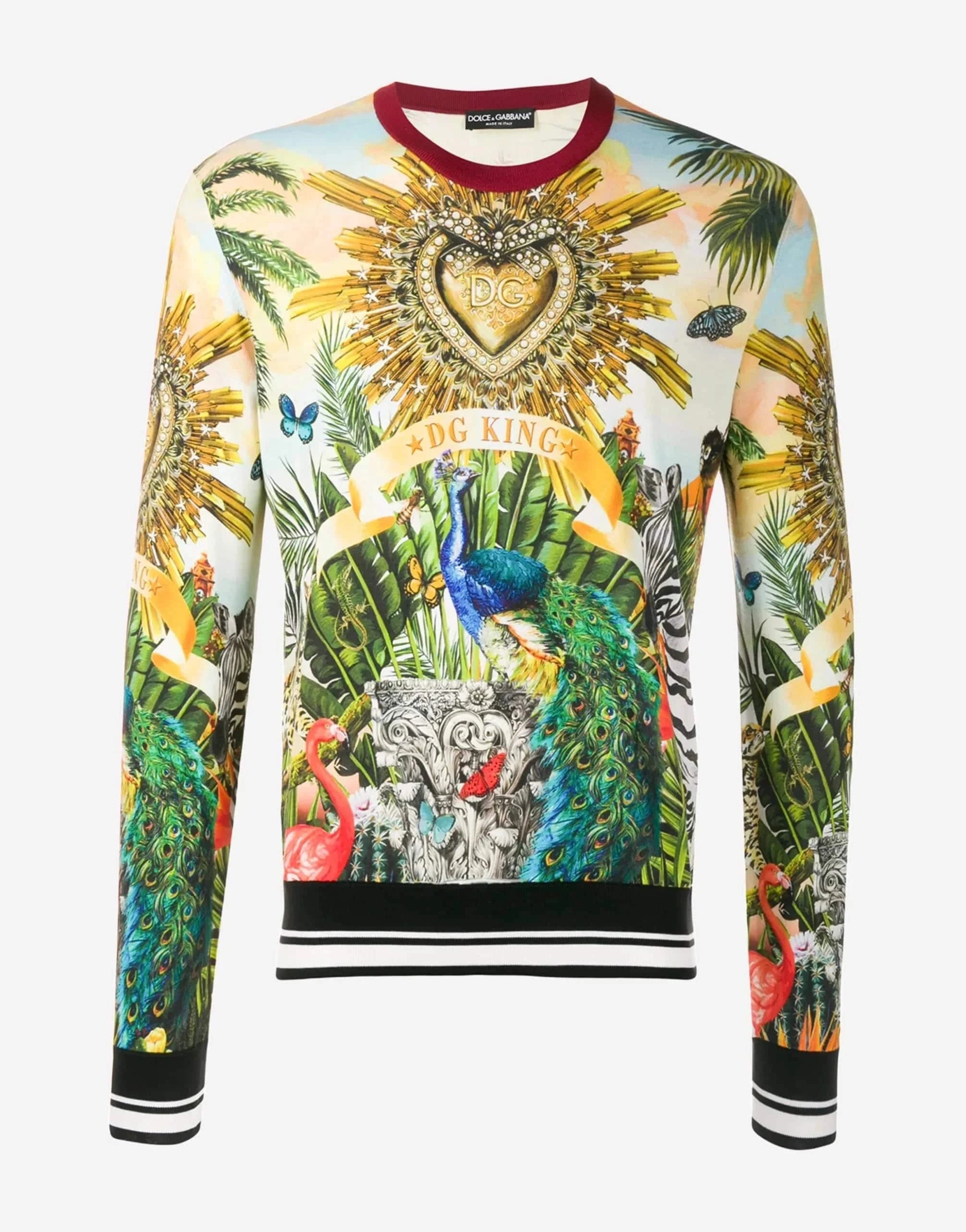 Dolce & Gabbana DG King Silk Sweater | Sendegaro UK