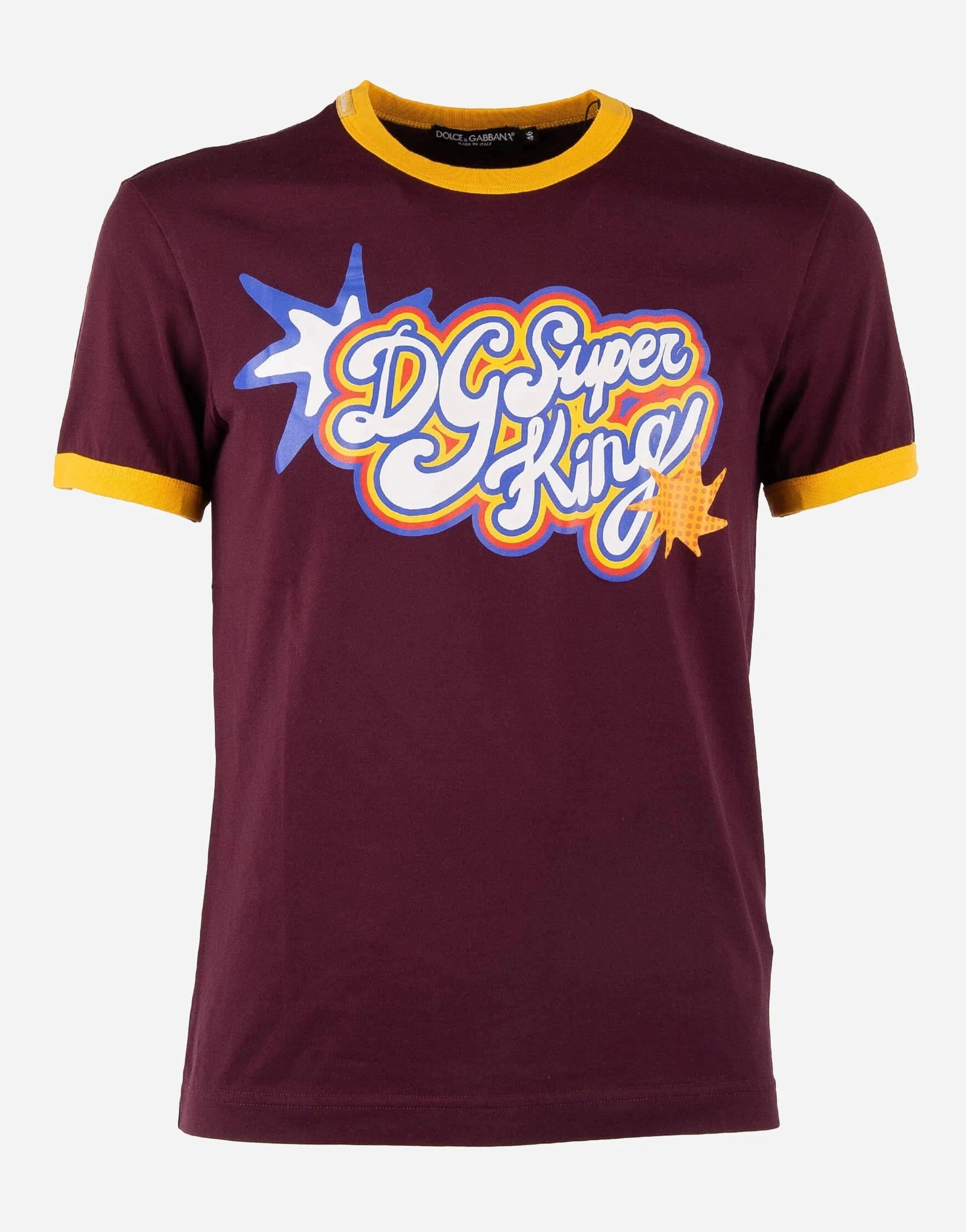 Dolce & Gabbana DG Super King Print T-Shirt | Sendegaro UK
