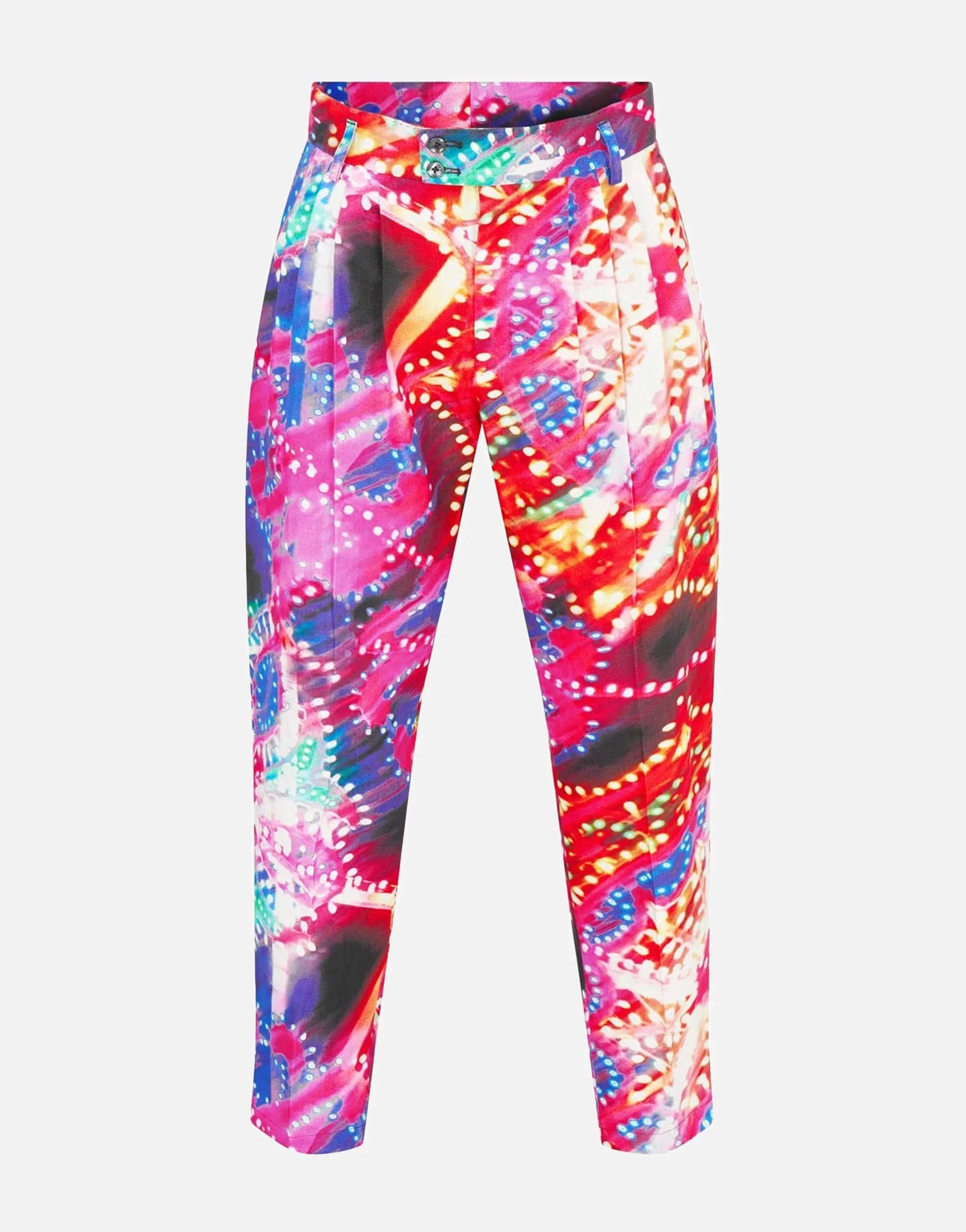 Dolce & Gabbana Psychedelic Printed Chinos | Sendegaro